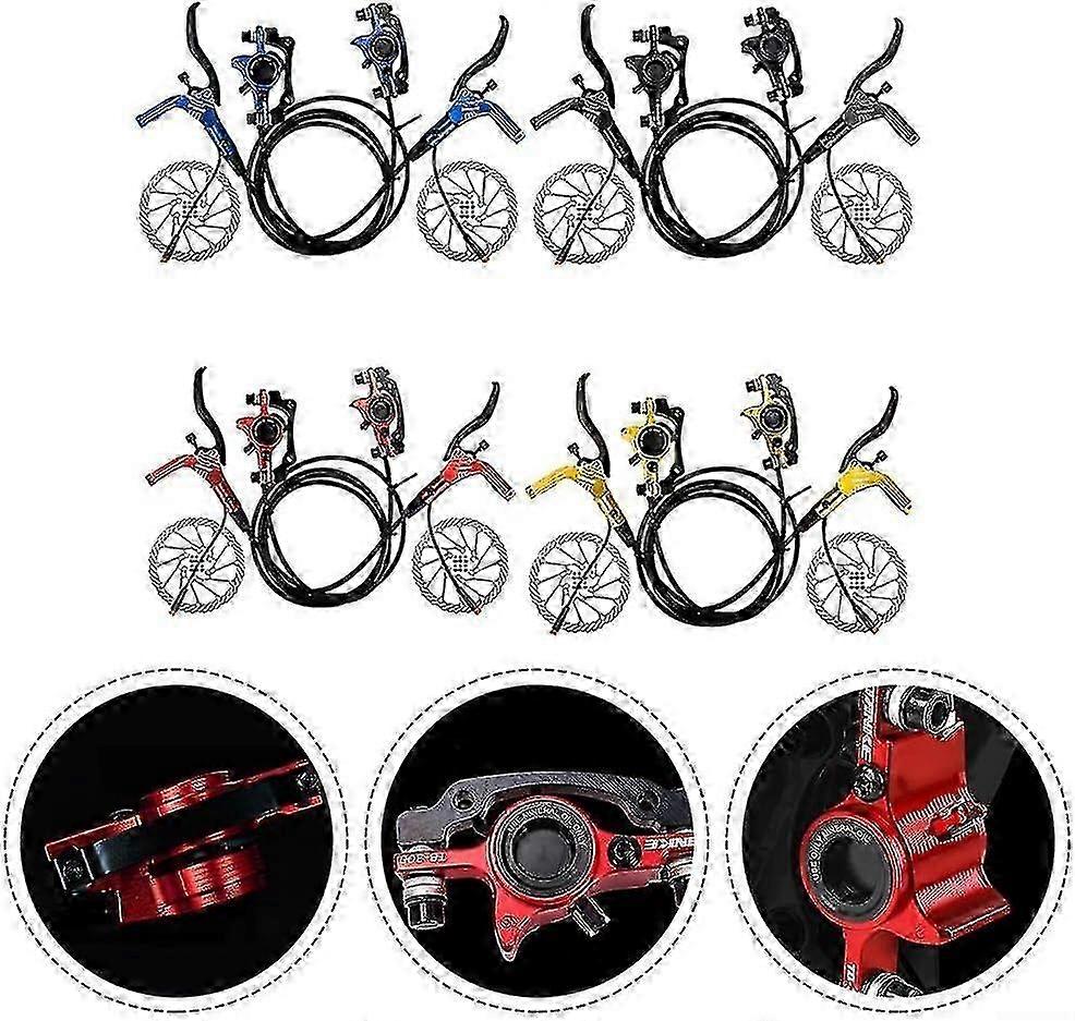 MTB Disc Brake Set, Hydraulic Disc Brake Kit, MTB Front & Rear Disc ...