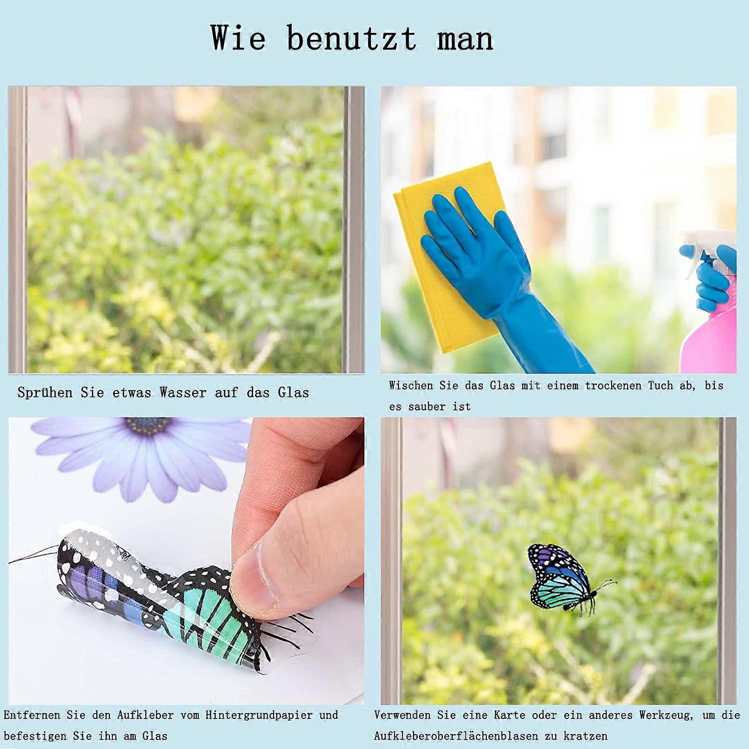 Spring Window Decor 9 Window Stickers Spring Easter self-adhesive ...