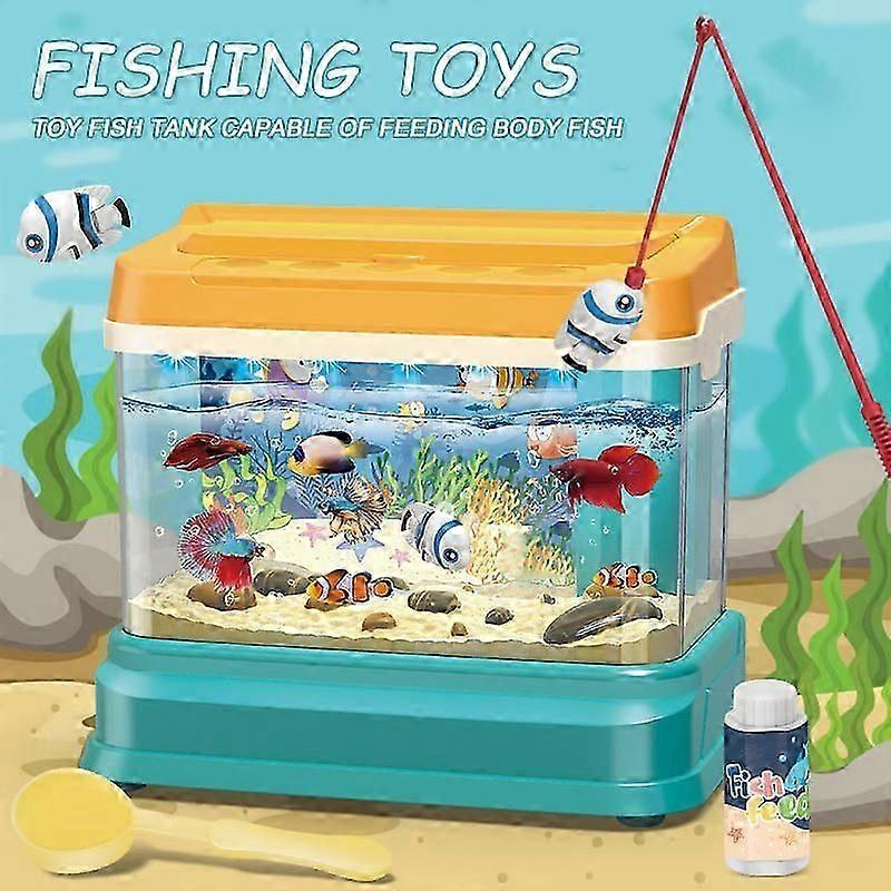 Electric Fish Tank with Magnetic Stick Educational Toy USB Simulation ...