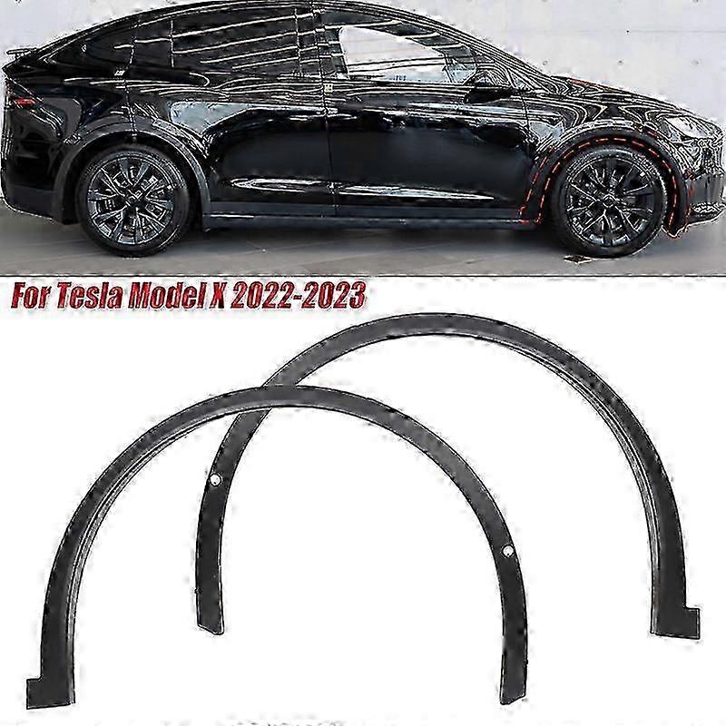Superior 4pc For Tesla Model X 2016-2024 Car Wheel Eyebrow Fender ...