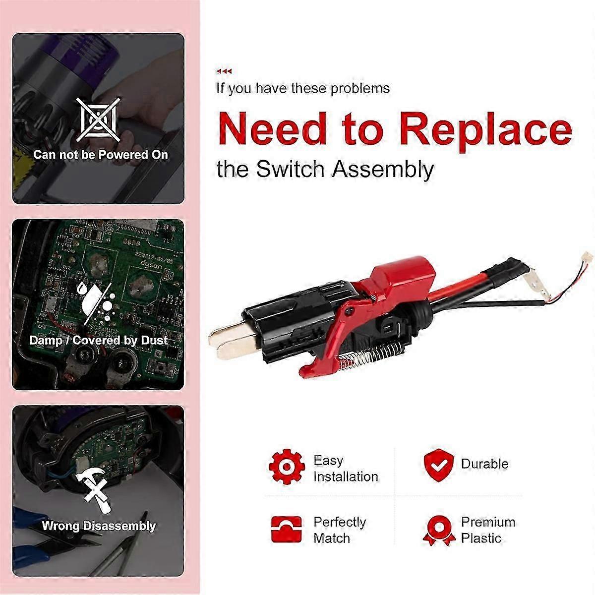For Dyson V11 SV14 Vacuum Cleaner Strong Trigger Switch Assembly ...