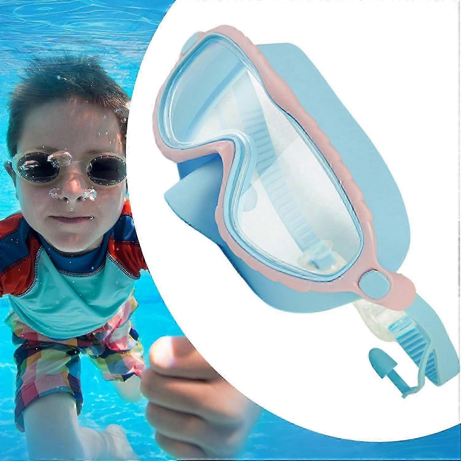 Kinder swimming goggles with nose protection Youth goggles swimming ...