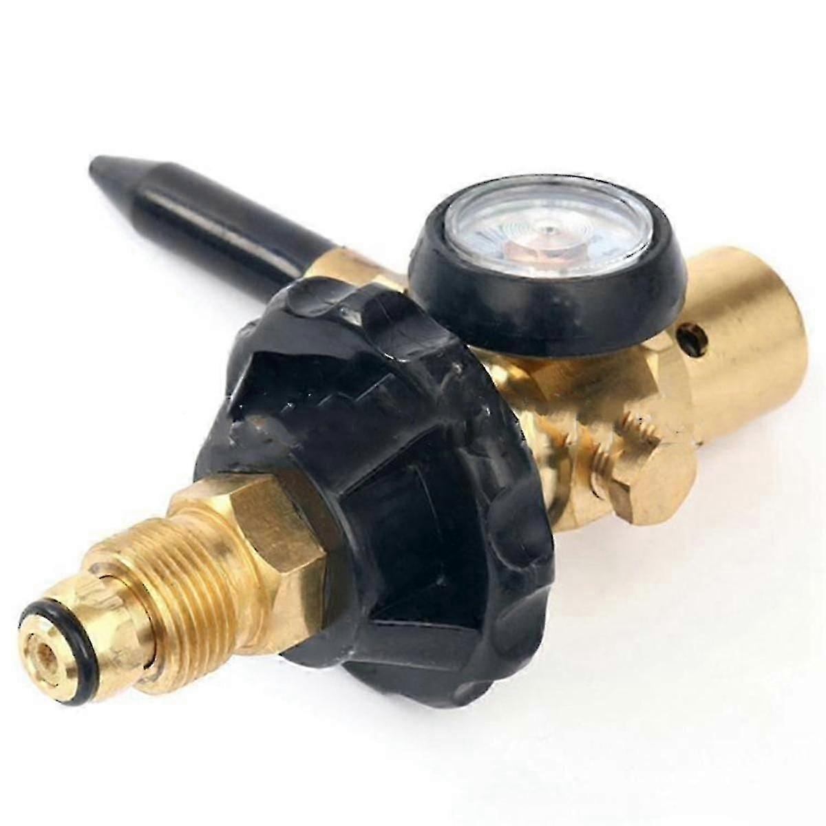 Brass Helium Balloon Inflator Regulator With Pressure Gauge For G5/8 ...