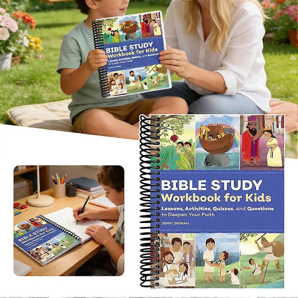 Bible Study Workbook for Kids, Fun Interactive Bible Learning ...