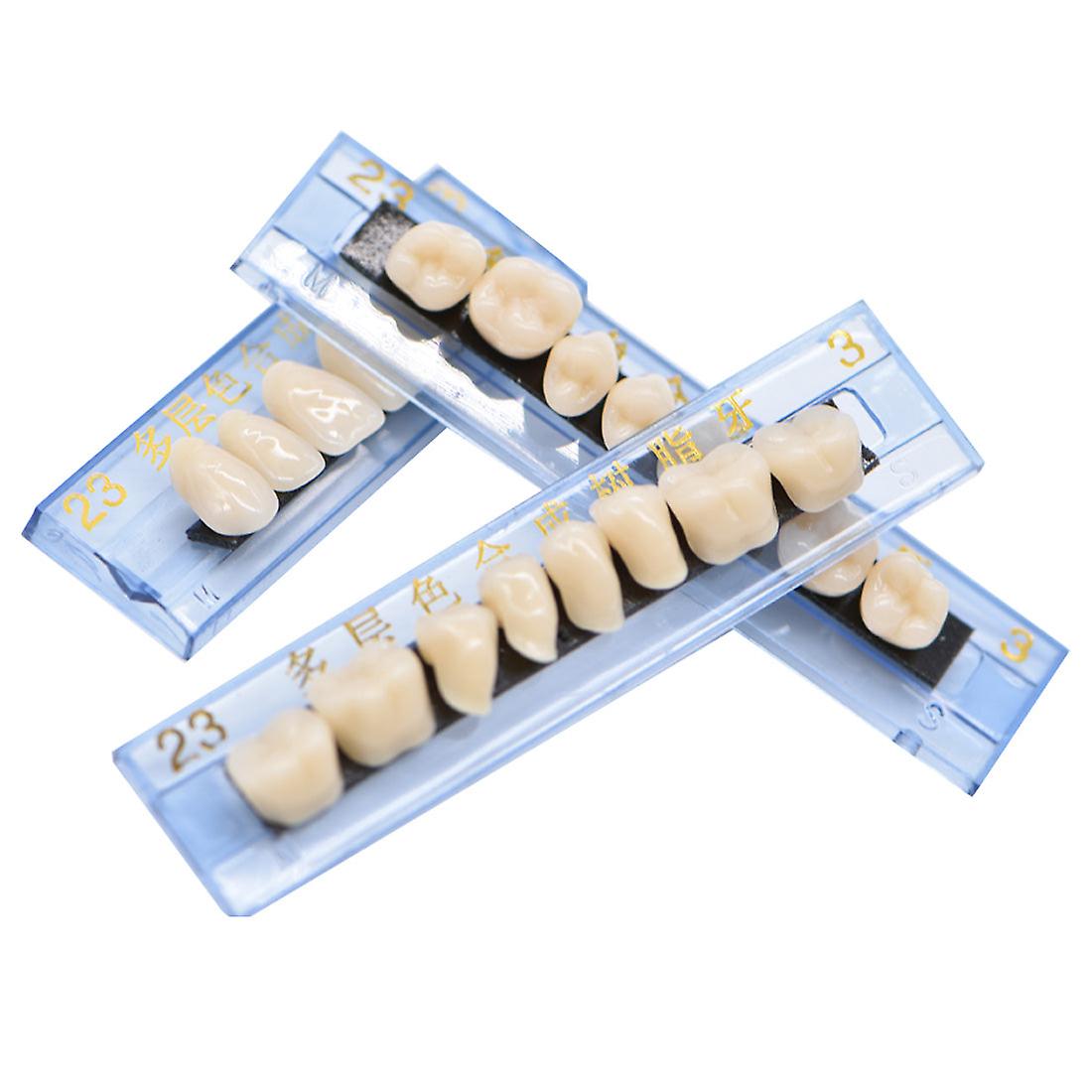 168 Pieces/6sets /box Dental Synthetic Polymer Teeth Full Set Resin ...