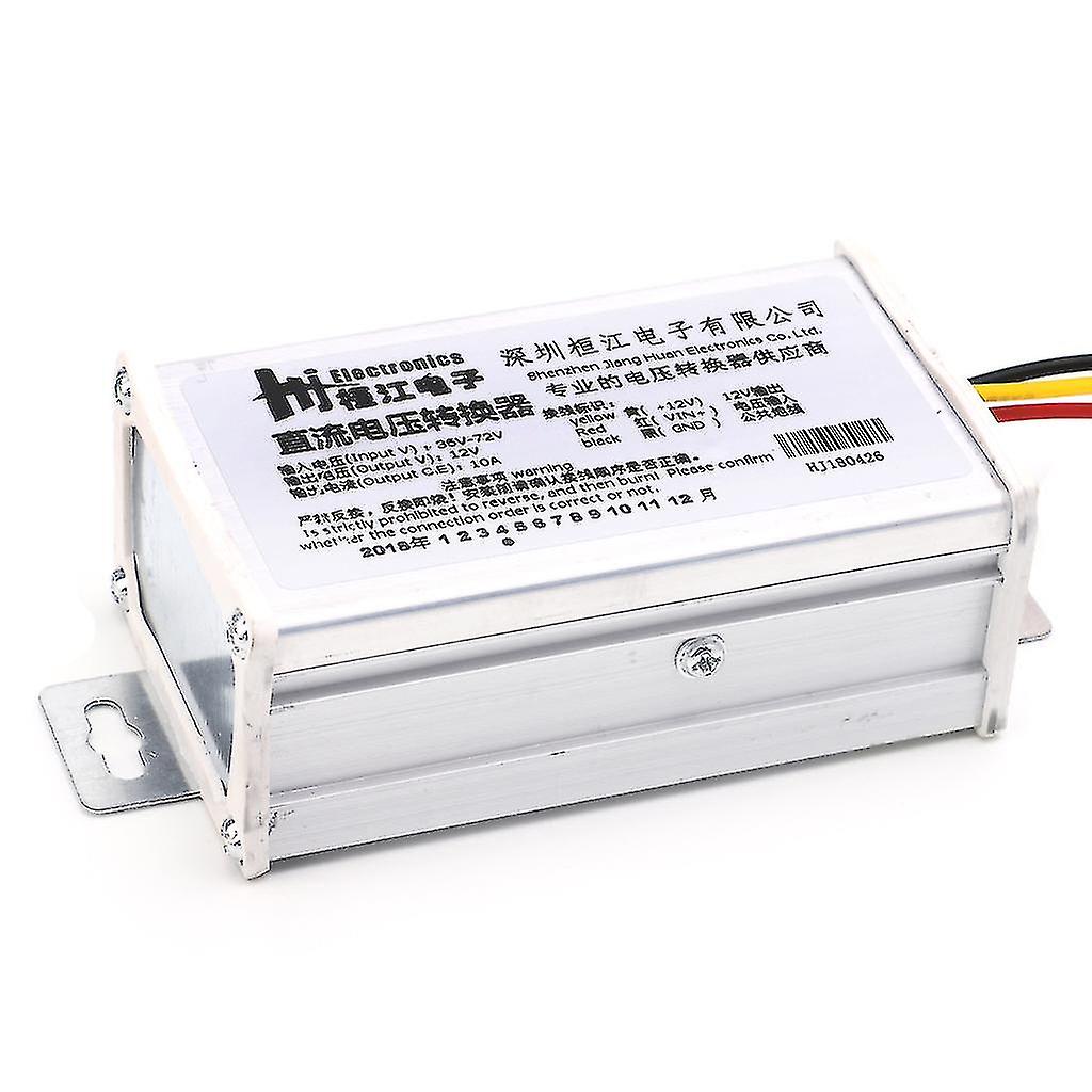 Dc 36v 48v 72v To 12v 10a 120w Converter Adapter Transformer For E-bike ...