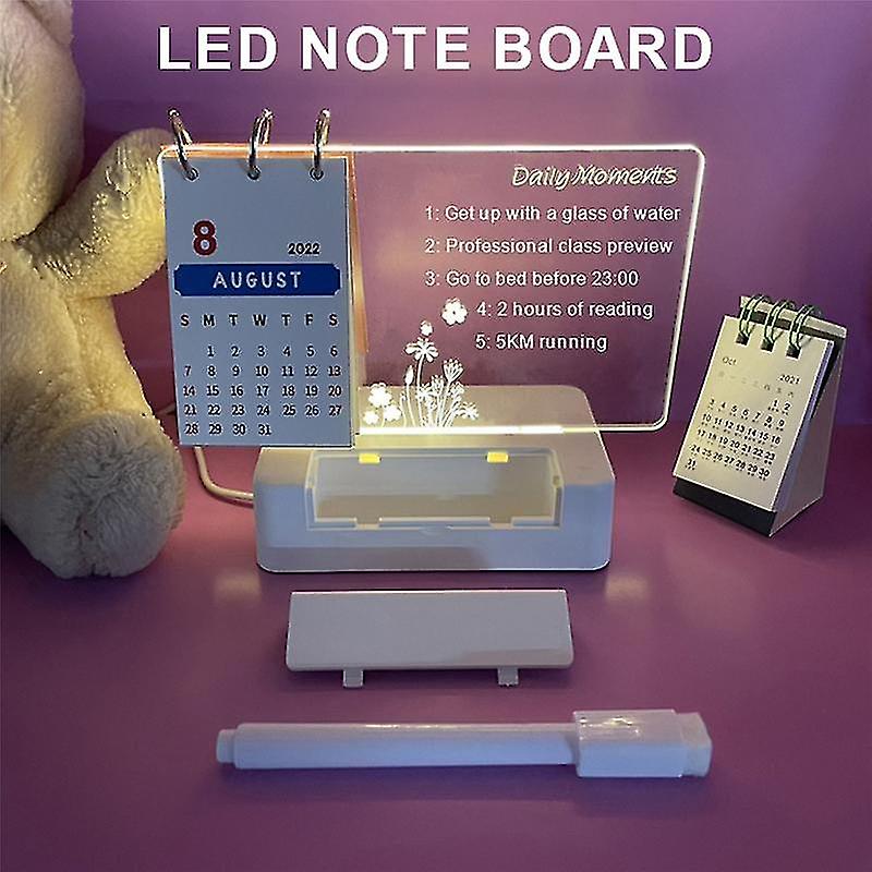 Note Board Creative Led Night Light Usb Message Board Holiday Light ...