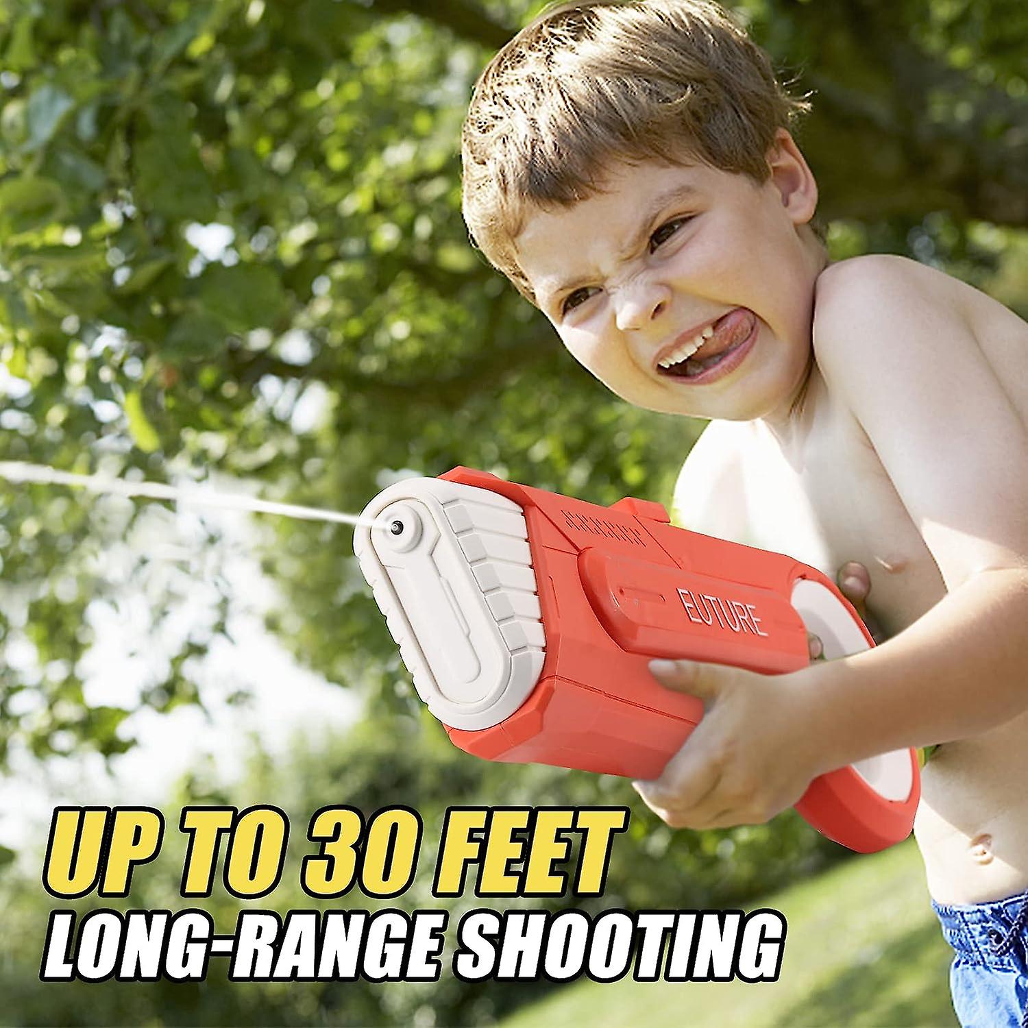 Water Gun, Automatic Water Squirt Guns up to 30 FT Long Range, Water ...