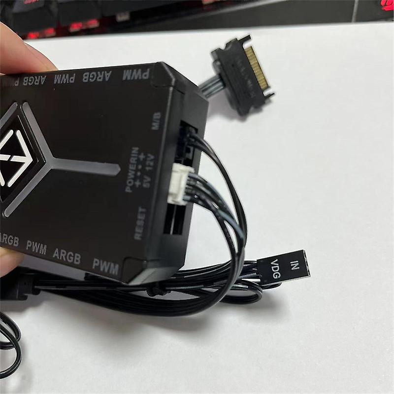 4PIN PWM Chassis Fan Motherboard Adapter For ARGB PWM Fans Hub ...
