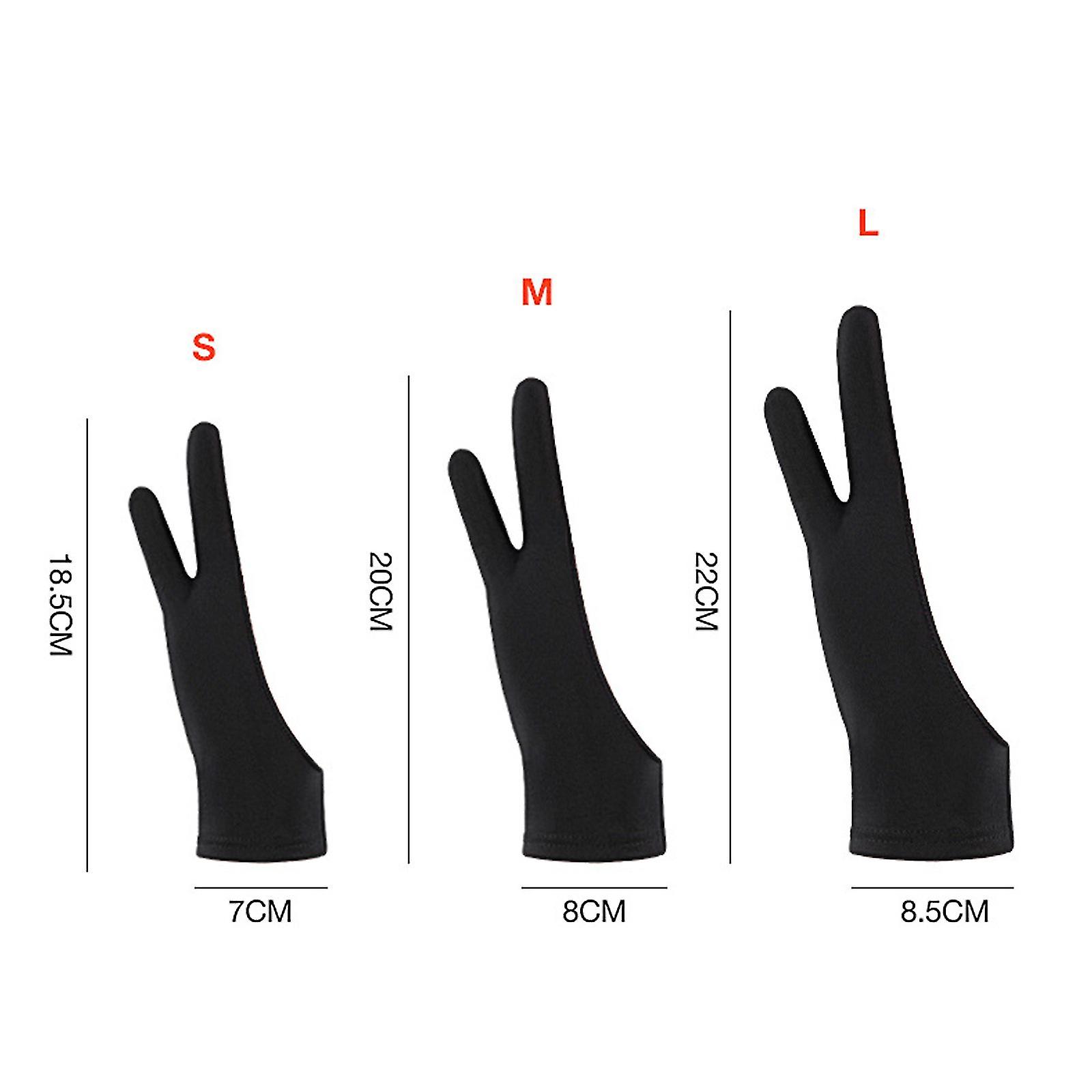 Glove - 2-finger Design For Drawing Tablet & Ipad - Smudge Guard ...