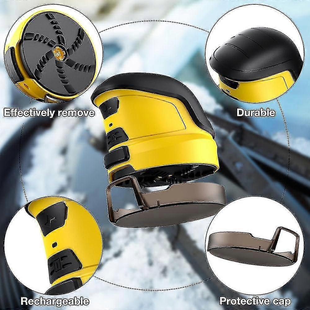 Electric Ice Scraper, Usb Wireless Automatic Ice Scraper With Rotating ...