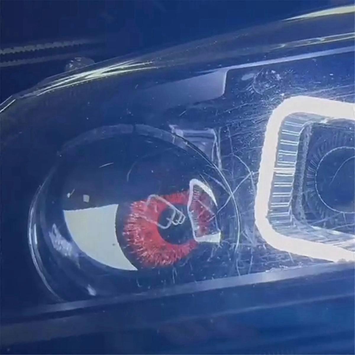 2pieces 3 Inch Devil Eyes Lens Lights for 12v Car WIFI Control Eyes ...