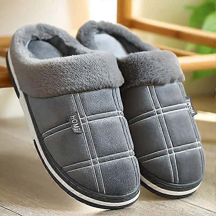 Cotton Slippers Large Size Winter Cotton Slippers Warm Slippers Thick ...