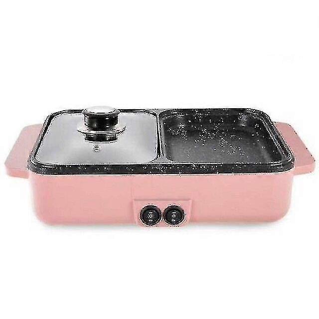 2 In 1 Electric Hot Pot Cooker Bbq 1400w Grill Multicooker Electric Bbq ...