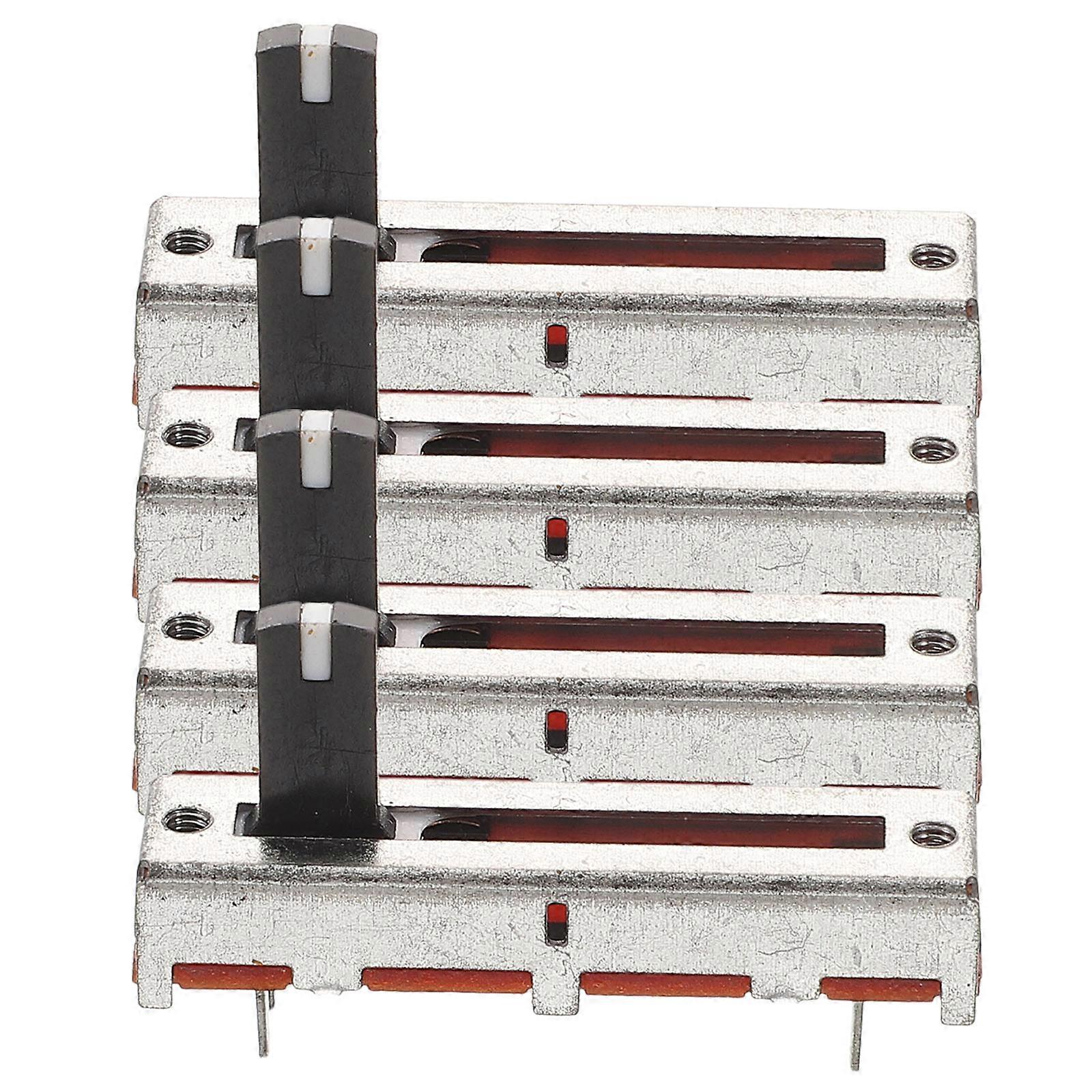 4pcs Sliding Potentiometer Stereo Volume Potentiometer Linear Slide ...