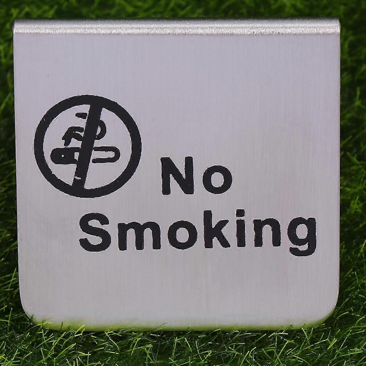 3pcs No Smoking Signs Metal No Smoking or Table Sign Warning Sign for ...