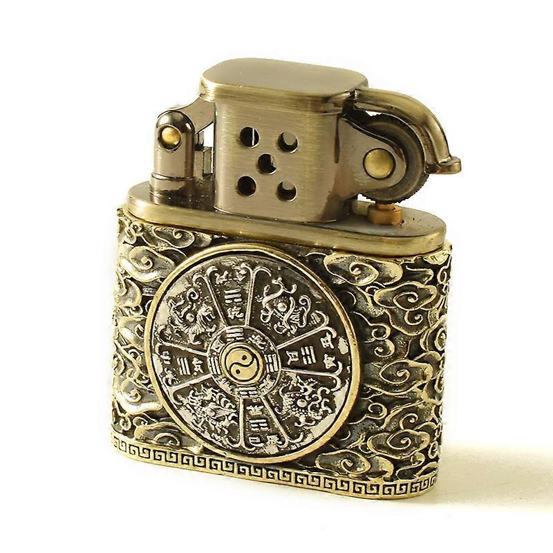Lighter,Carving Technology External Processing Kerosene Lighter Inlaid ...