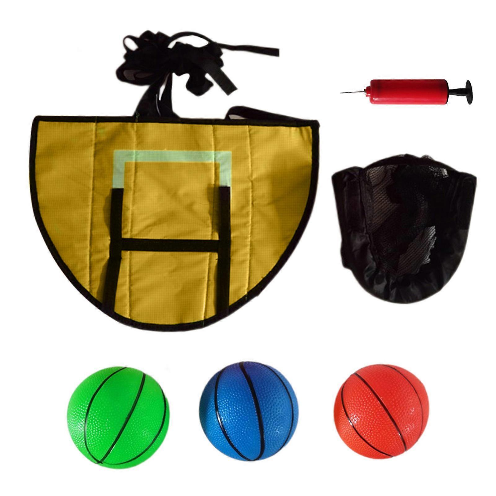 Studsmatta Basketkorg med 3 bollar Pump Vattentät Barn Vuxna Inomhus ...
