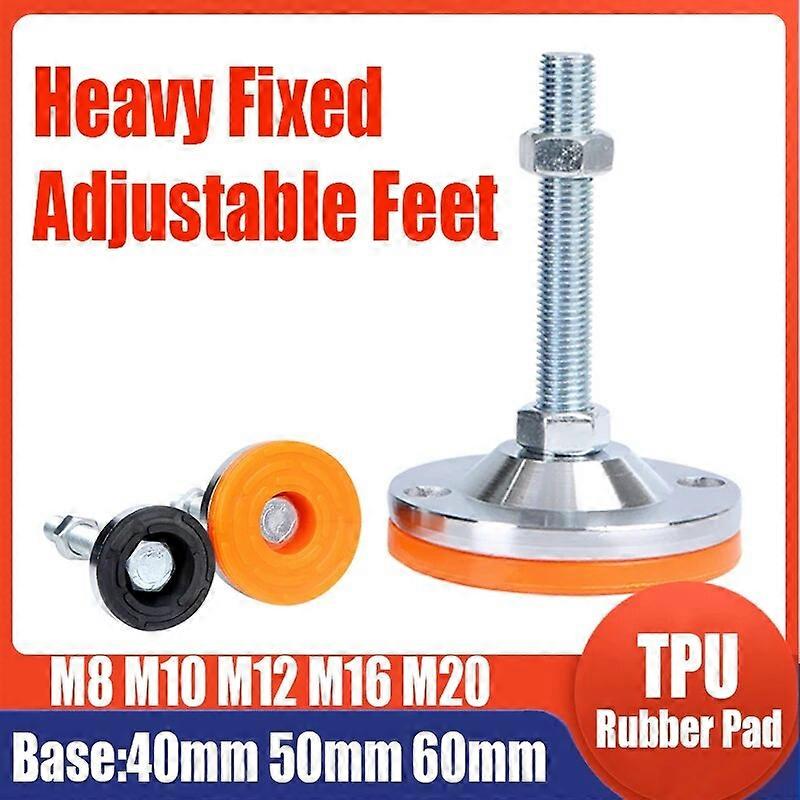 4PCS Base Heavy Fixed Adjustable Feet M8-M20 Adjustable Machine Tool ...