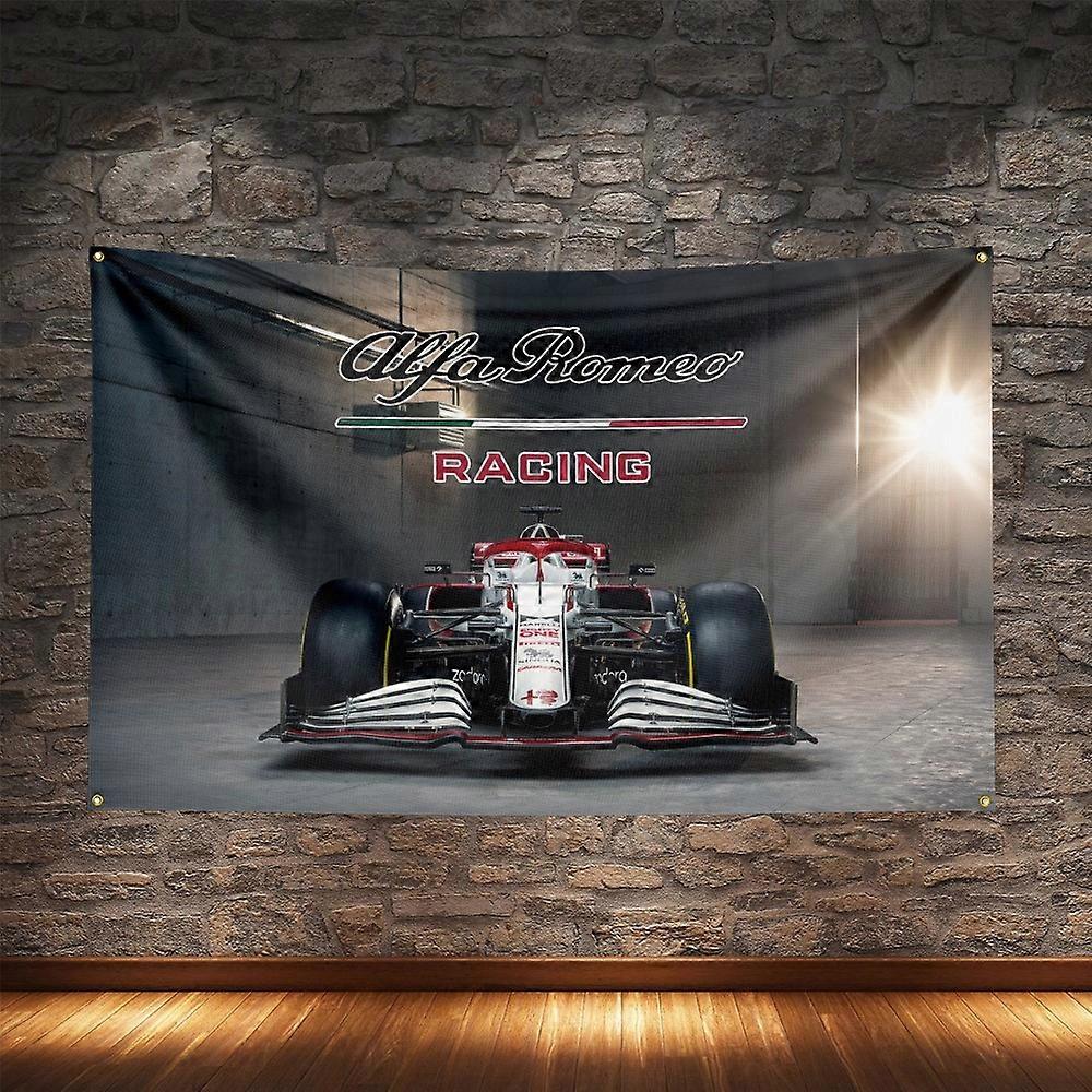 Alfa Romeo Racing Flag Polyester Digital Printing F1 Banner For ...