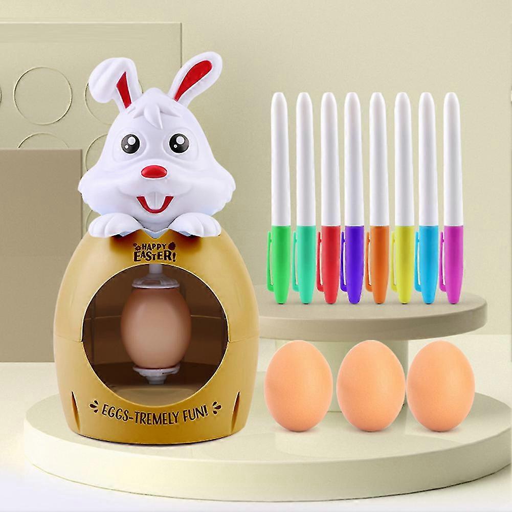 Easter painted eggs Machine Egg Painter with Brush Electric Egg ...