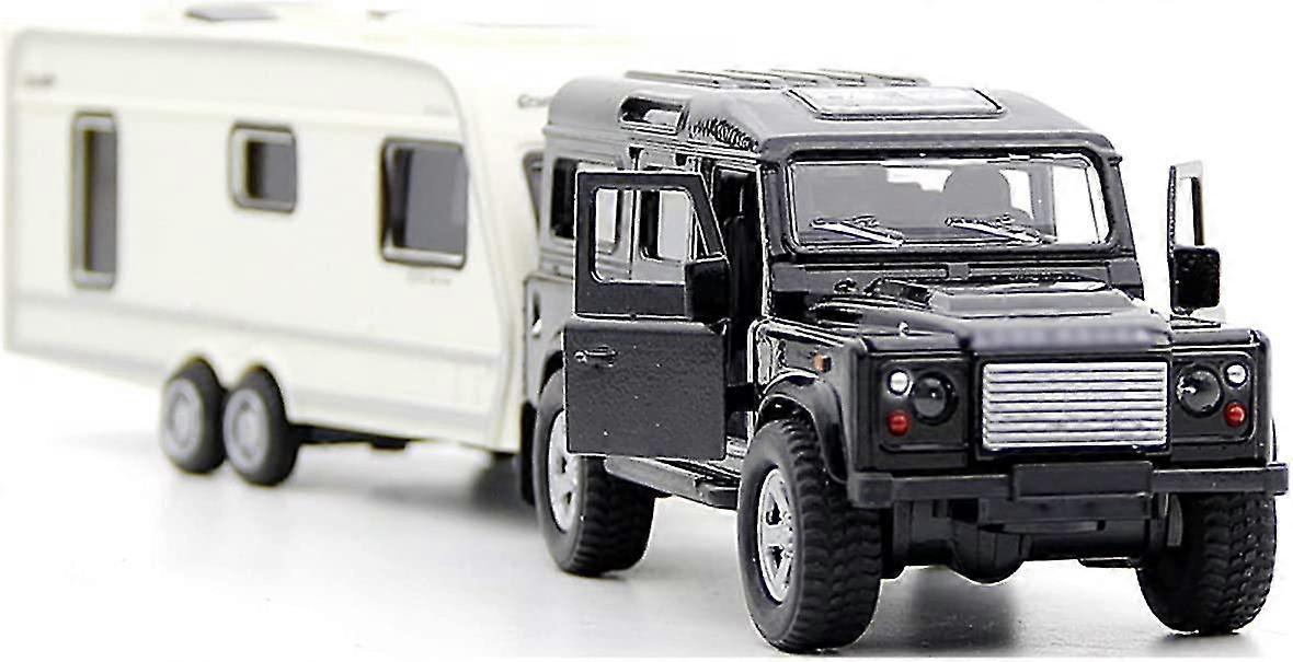 Toy Camper Suv Trailer Towing Rv Motorhome Toys For Boys Diecast Truck ...