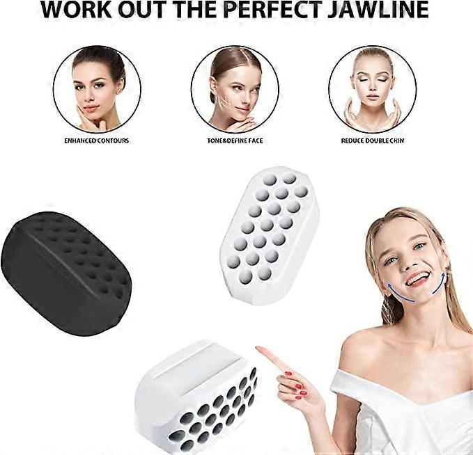 5 Pcs Jaw Exercise, Jaw Muscle Trainer, Face Neck Chew Tool for ...