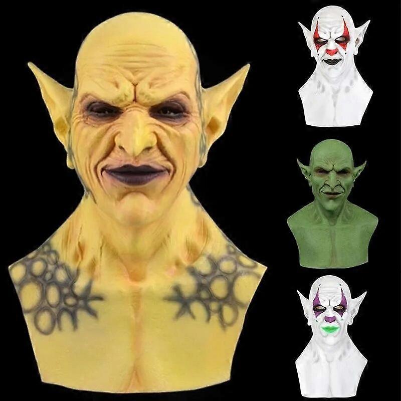 1pc Halloween Devil Clown Vampire Mask Headgear Latex Cosplay Props ...