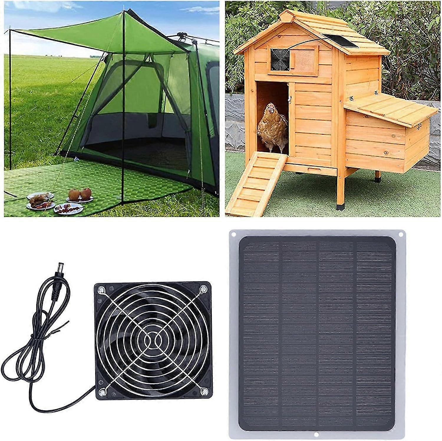 Solar Fans Solar Fans For Greenhouse Weatherproof Solar Powered Fan ...
