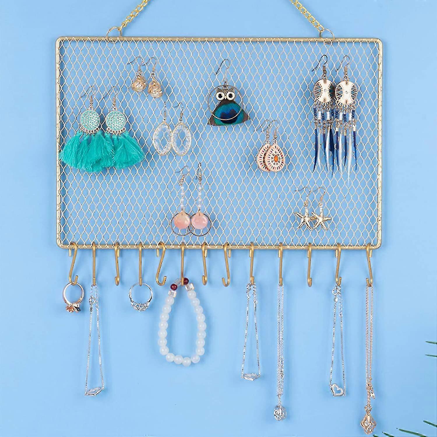Hanging Jewelry Storage Rack,wall Storage Rack, Storage Display Rack ...