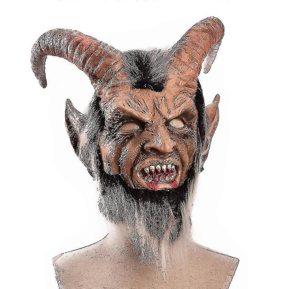 Lucifer Face Mask Devil Cosplay Masks Anime Halloween Demon Latex ...