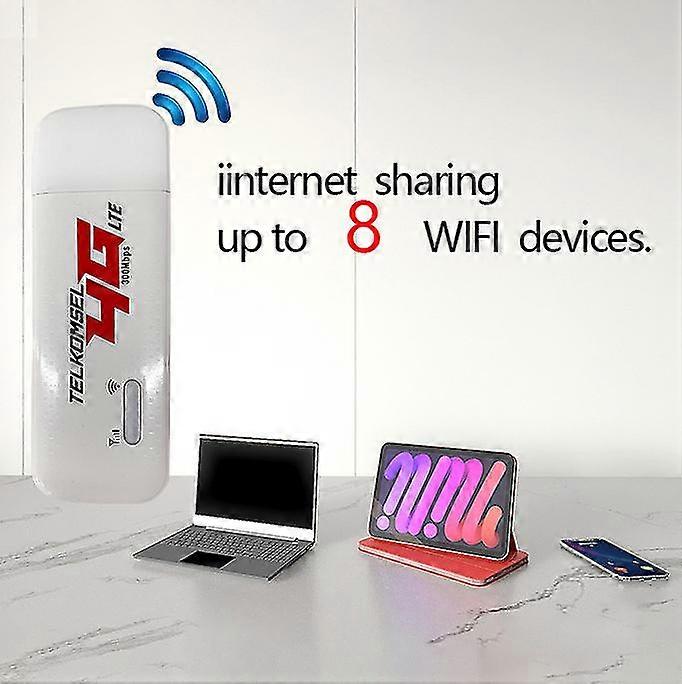 4g Lte Usb Modem Dongle 300mbps Ulåst Stick Wifi Router Til pc ...