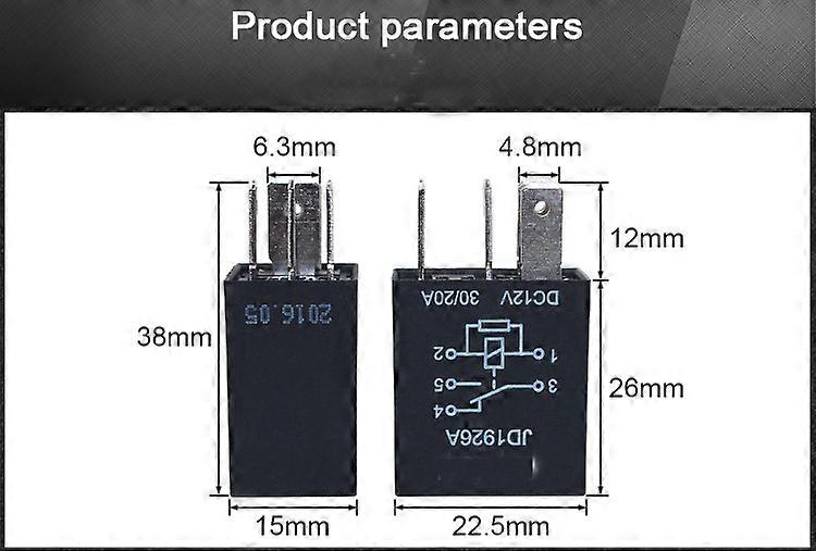 Automotive Relay Relay 12v car switch30a Spst 4pin 5pin 12V 24V 30A ...