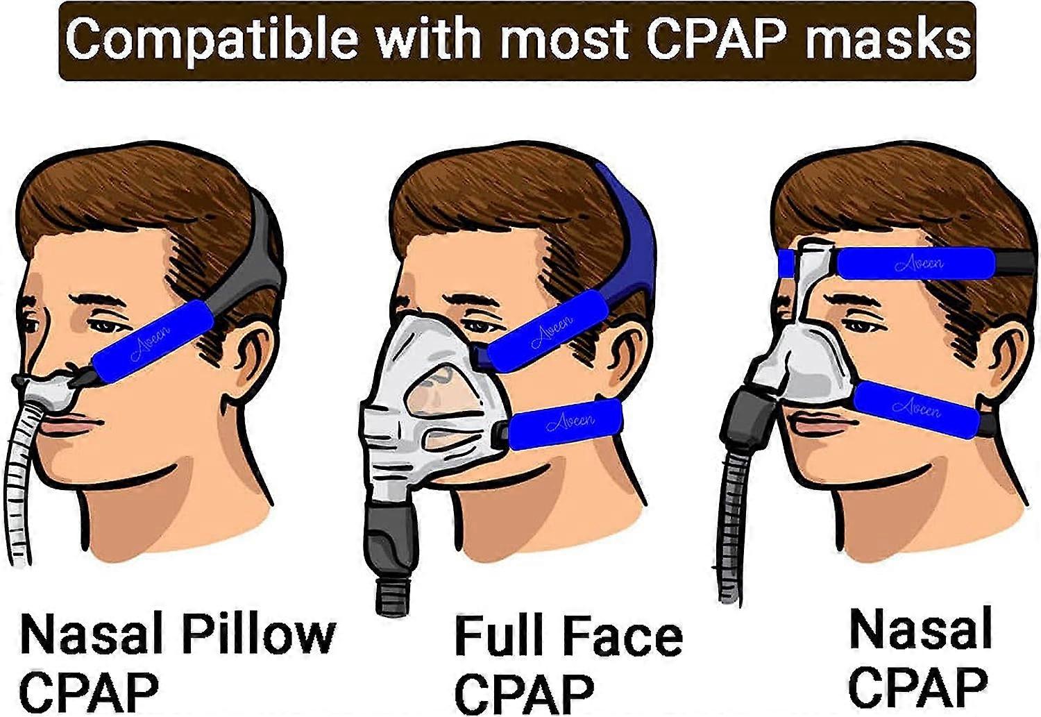 4 Pack CPAP Strap Covers, CPAP Strap Comfort Pads, CPAP Face Pads ...