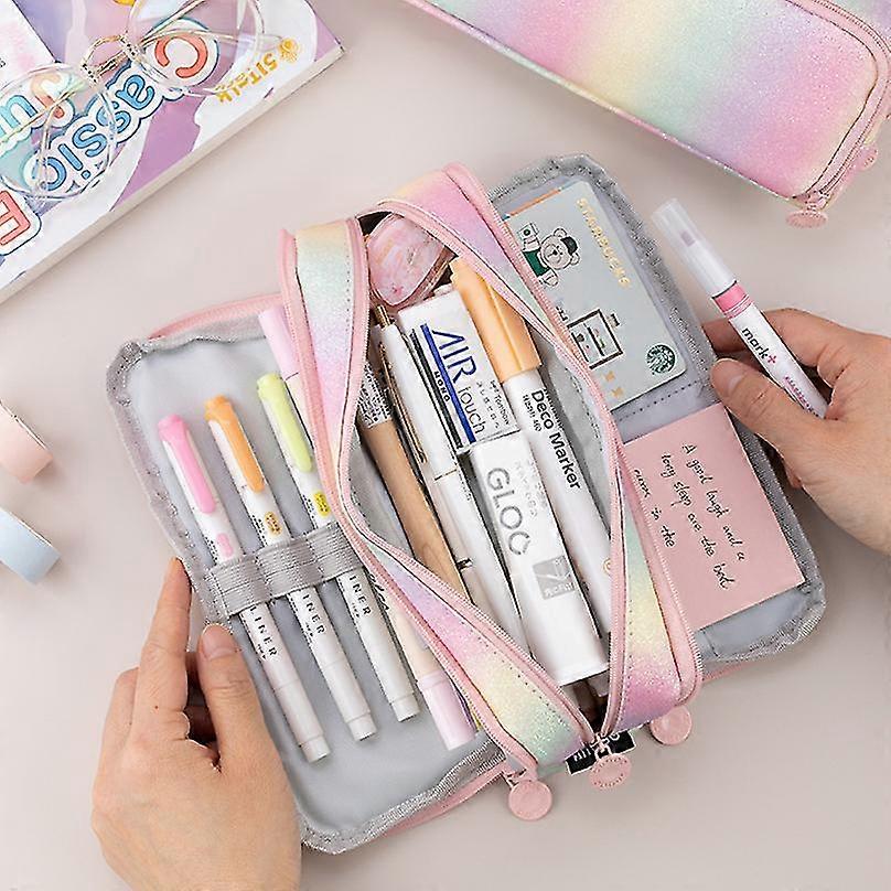 Glitter Pencil Cases For Girls School Supplies Pencil Box Trousse ...