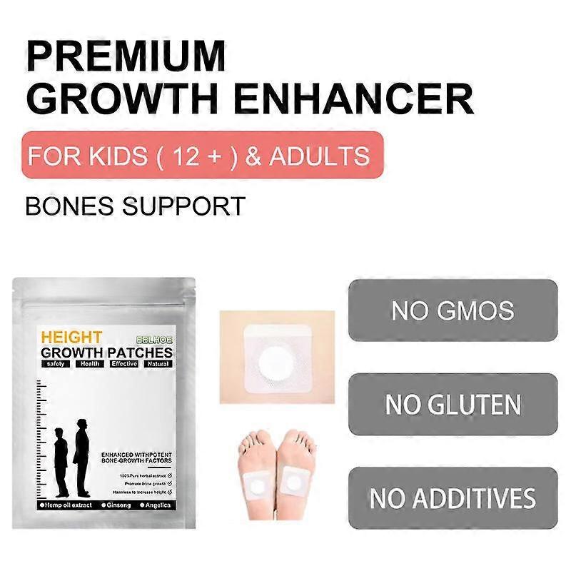 Foot Heightening Patch Unisex Non Hormone External Foot Pads Promote ...