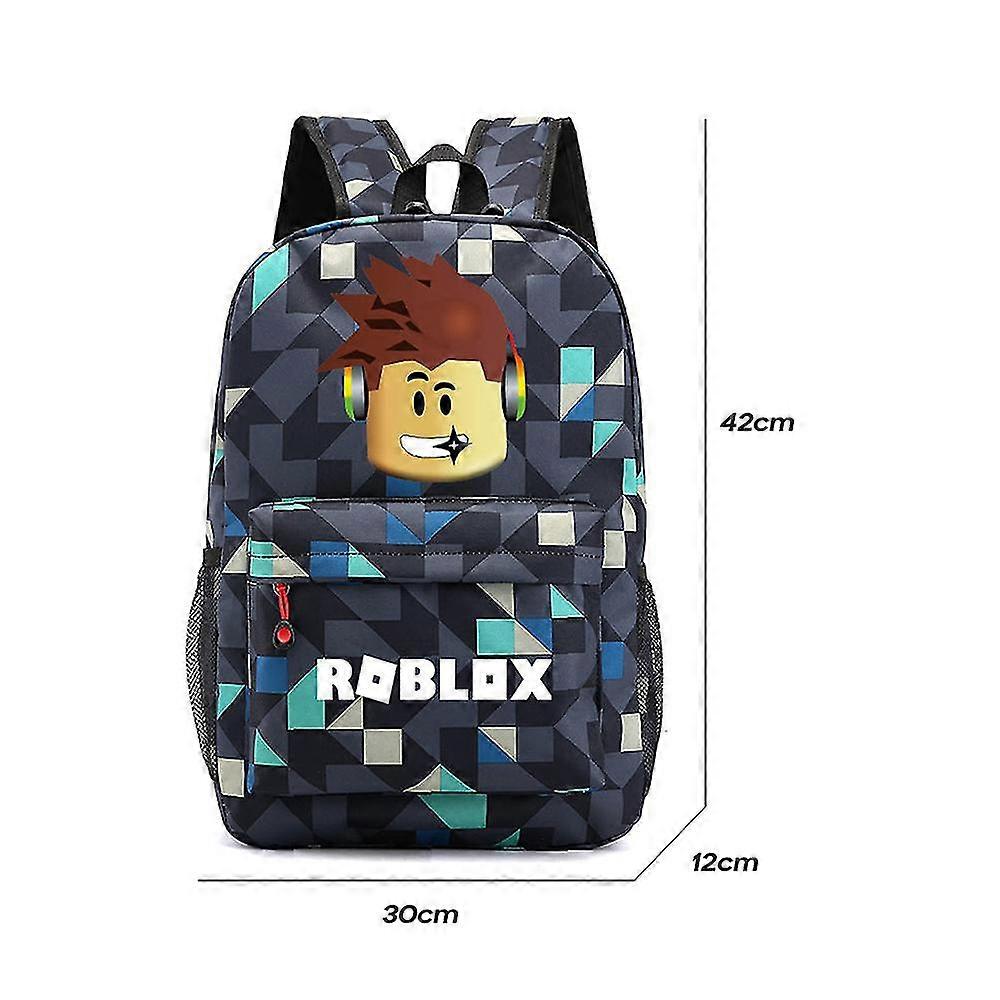 Kids Boy Girl Roblox Printed Backpack Rucksack School Bag | Fruugo UK