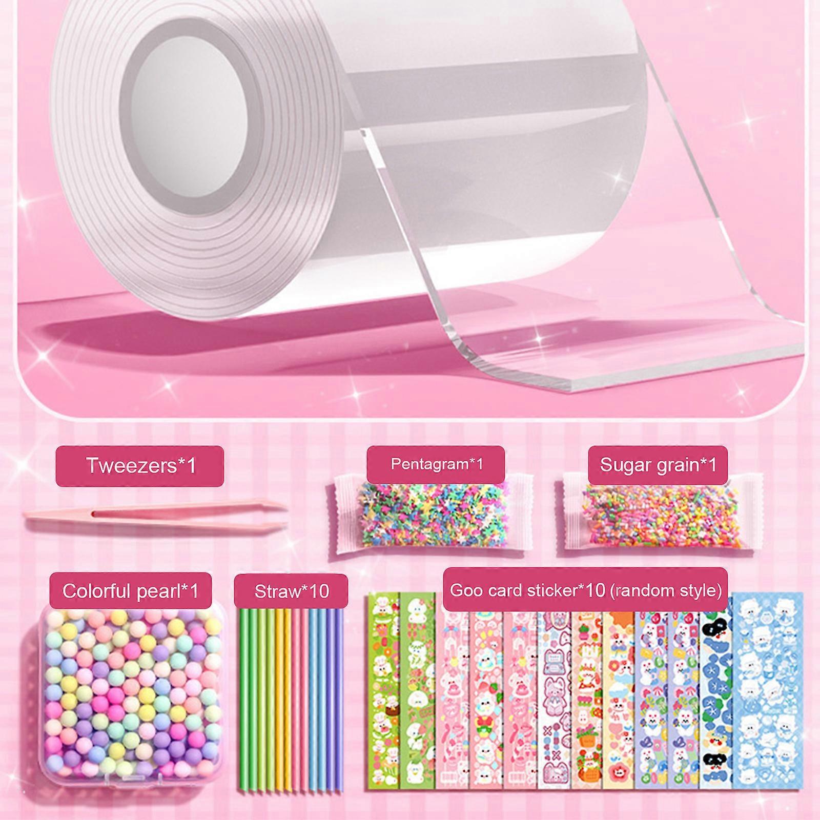 Nano Tape Bubble Set, Double Sided Tape Magic Plastic Bubble Balloons ...
