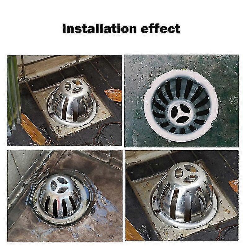 Stainless Steel Outdoor Balcony Floor Drain Drainage Roof Round Anti ...