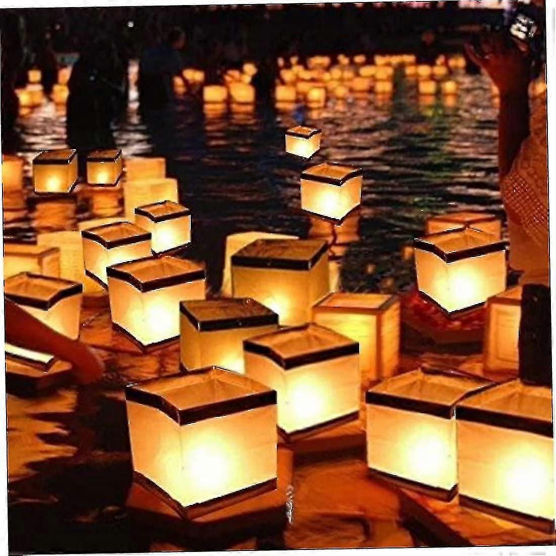 Floating Lanterns Biodegradable Candle Lanterns Water Floating Pool ...