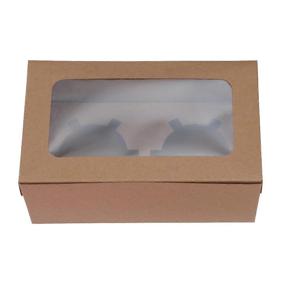 Cupcake Storage Containers Cupcake Box Dark Brown 16.00X9.00X7.50CM ...