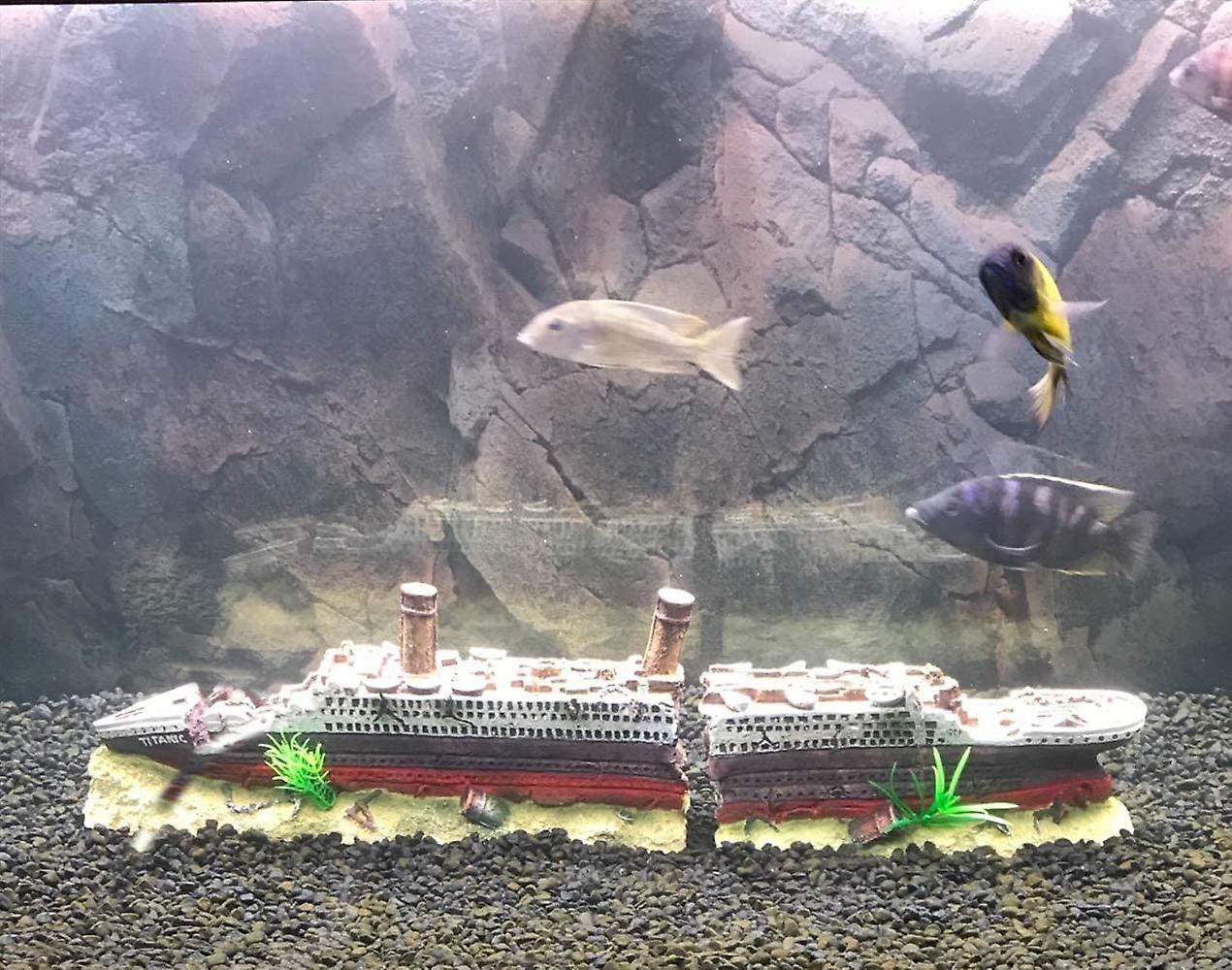 Titanic Shipwreck Aquarium Decoration Made from Eco-Friendly Resin ...