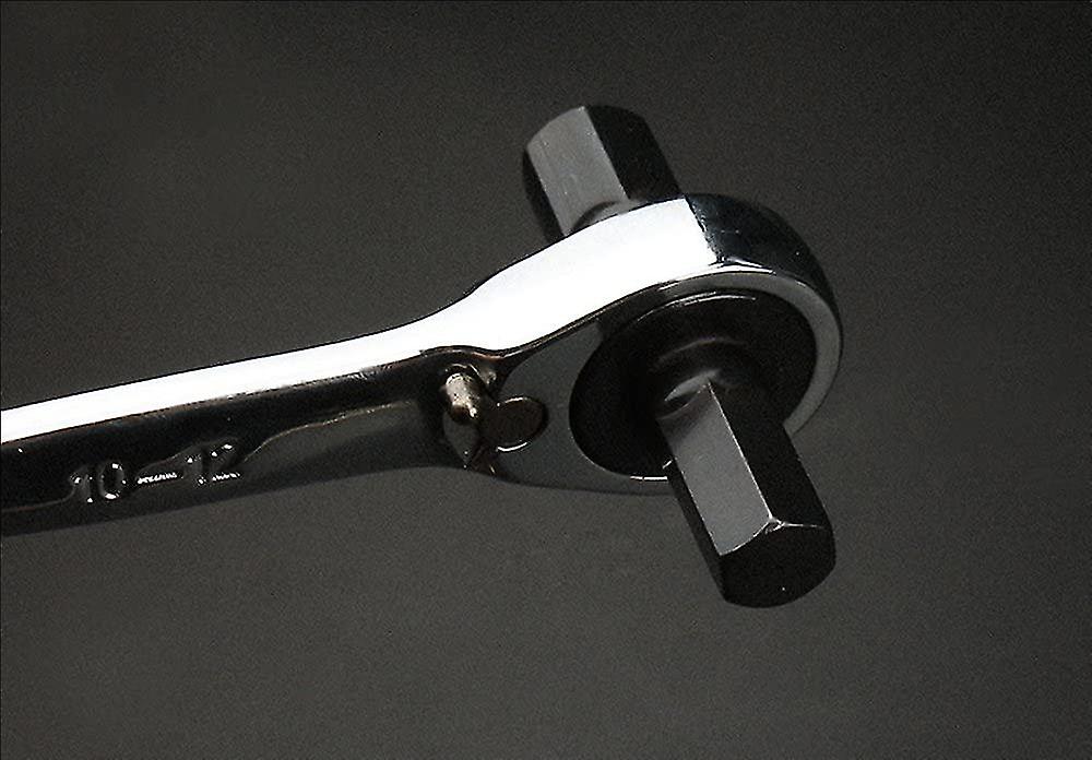 4-in-1 Socket Ratchet 2 Way Hand Tools Double Ended 10 12 14 17mm ...