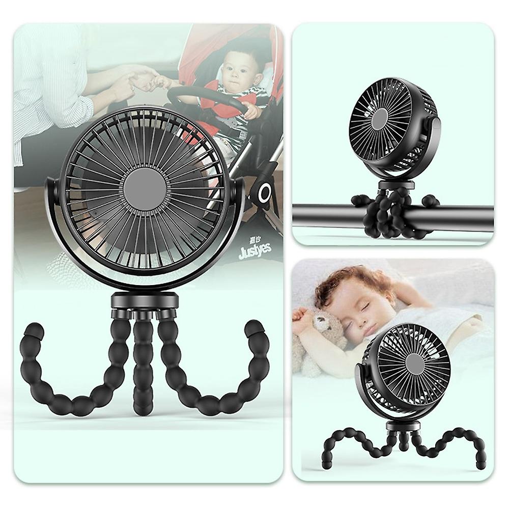 Fan For Cart Stroller Fan Portable Outdoor Fan Clip On For Baby 2000mah ...