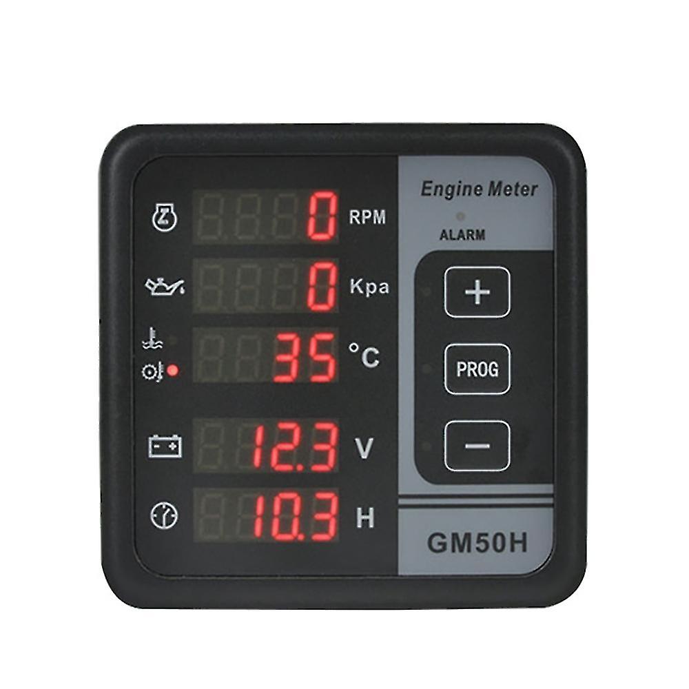 Gm50h Engine Multi Function Digital Meter Generator Monitor | Fruugo UK