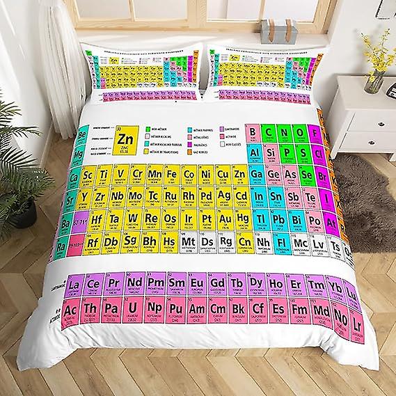 Science Theme Bedding Set Twin Size For Boys Girls Chemistry Periodic ...