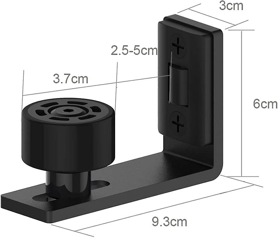 Adjustable Black Floor Guide Bottom Guide For Sliding Wooden Door Wall ...
