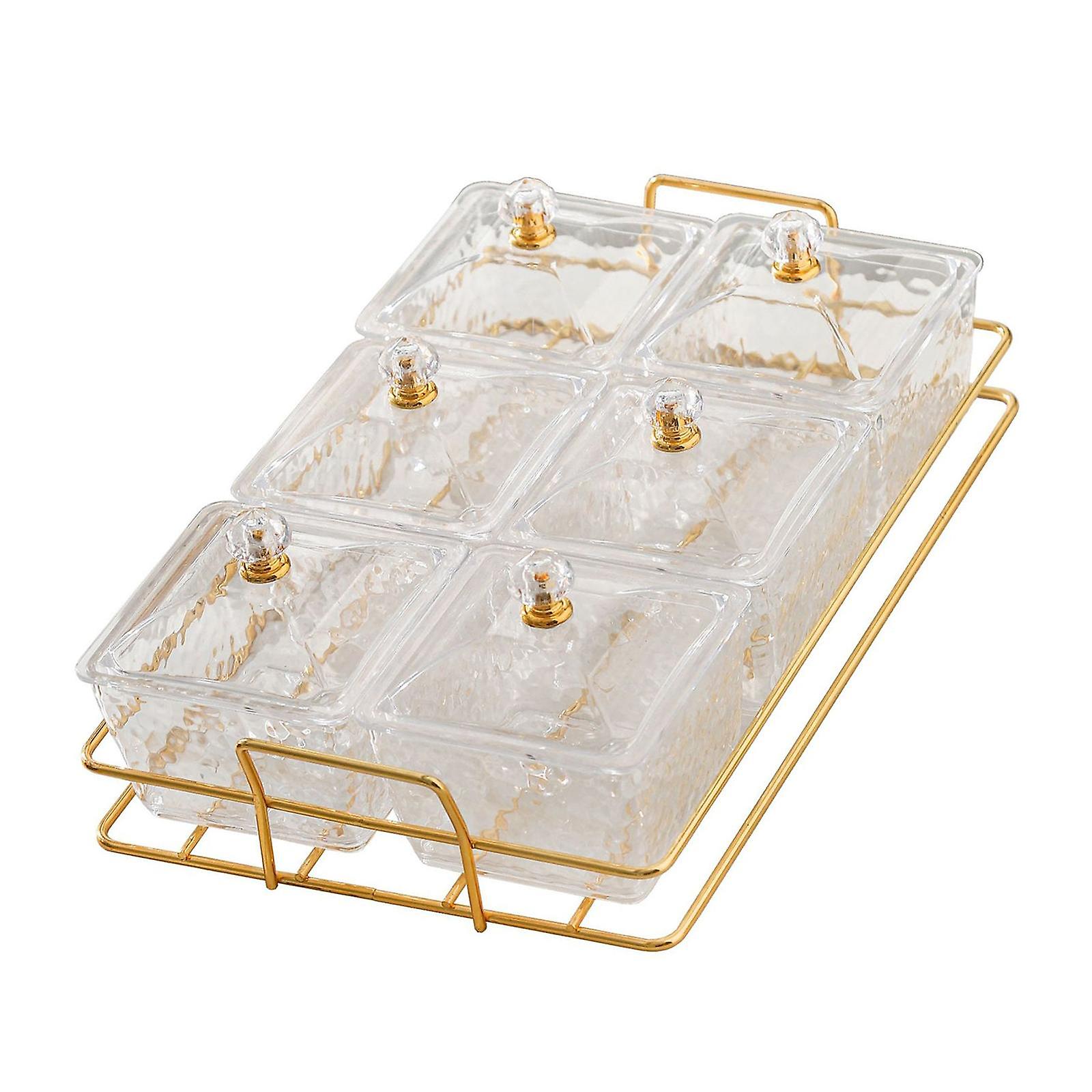Serving Bowls Condiment Tray Multifunctional with Rack Serving Platter ...