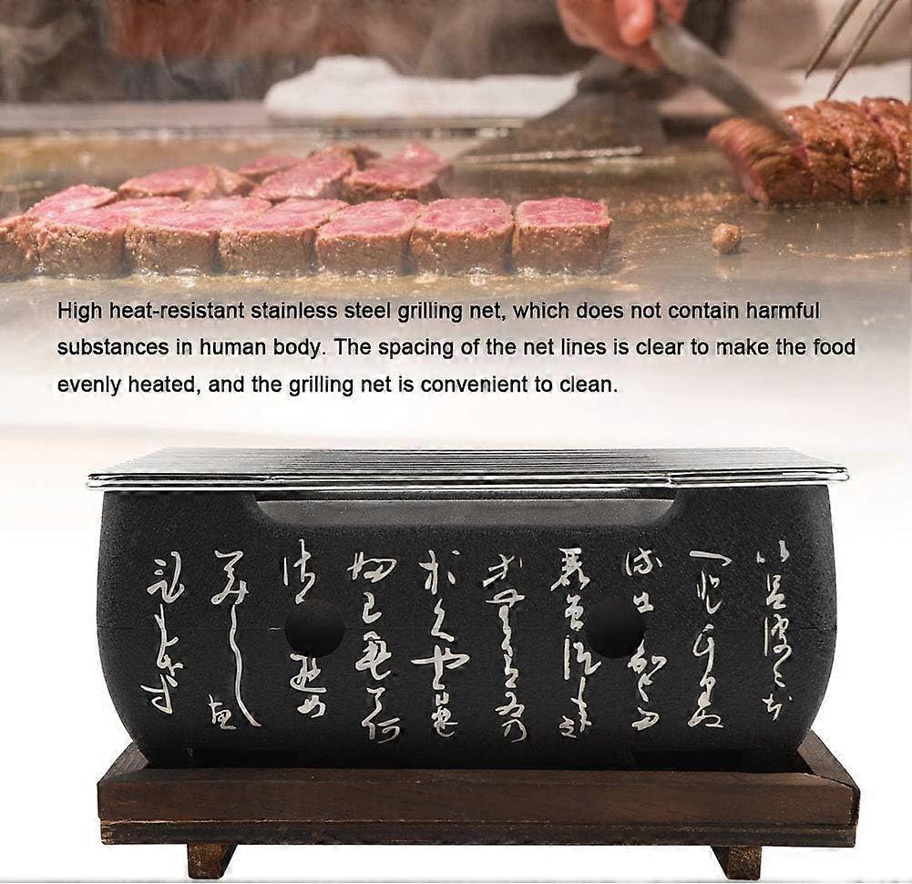 Charcoal Barbecue, Rectangular Oven Japanese Cooking Table Charcoal ...