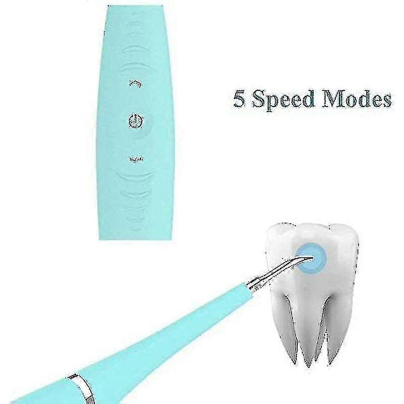 Plaque Remover, Rechargeable Tooth Cleaner - 5 Cleaning Modes | Fruugo UK